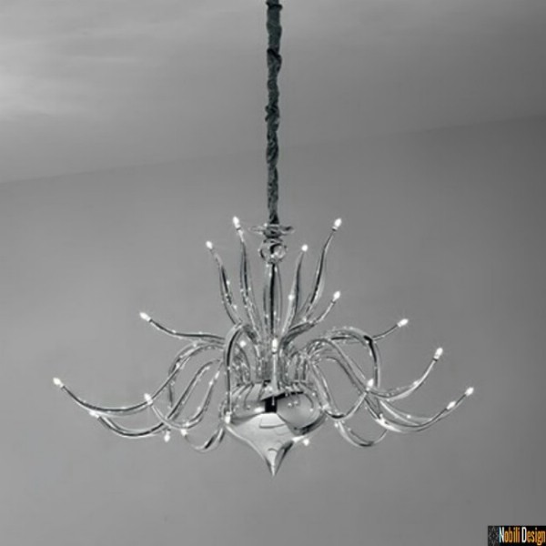 Candelabru de lux pentru living Elysee 24 brate - Lustre candelabre ...
