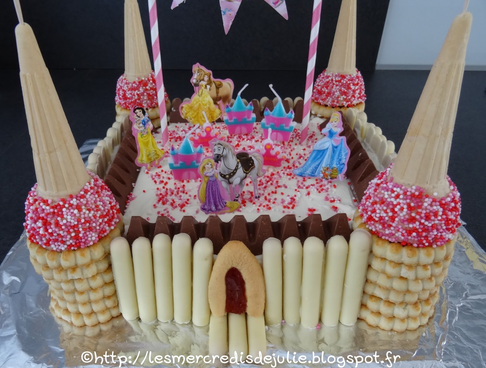 Les Mercredis de Julie: Gâteau château de Princesse