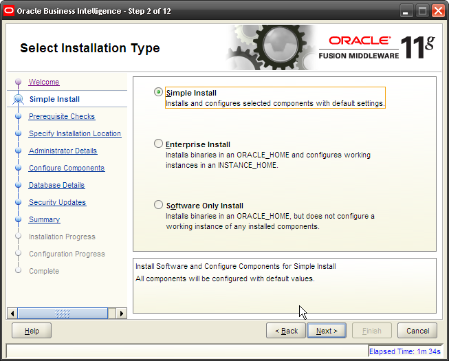 Business Intelligence: Oracle Business Intelligence 11g kurulumu- 2. Bölüm