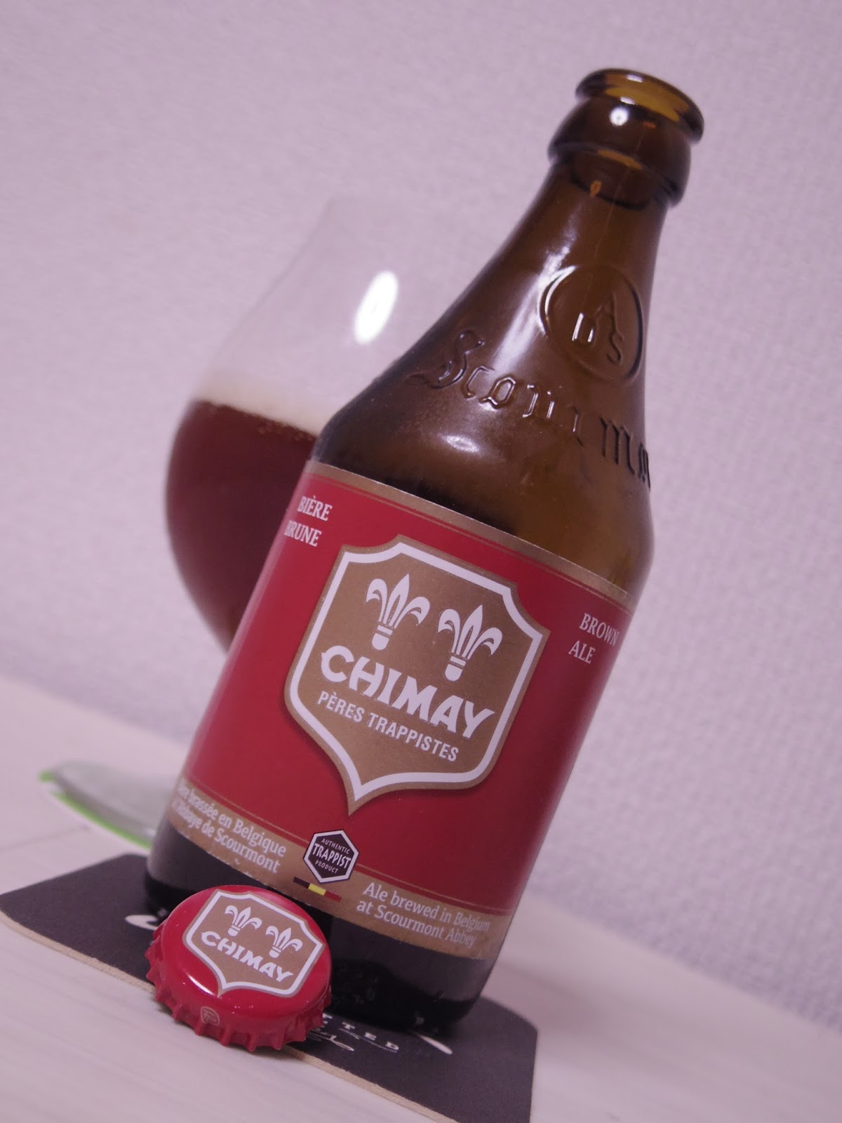 Chimay Red Cap(Brown Ale)（シメイ「レッド・キャップ -ブラウンエール-」）〔瓶〕 - 【ビール定点感想・レビュー ...