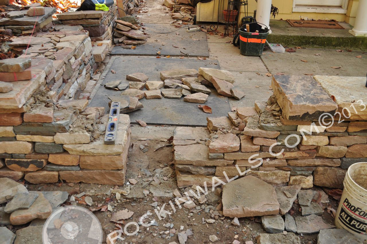 ROCKIN WALLS: Merrymount Project Lintel Drain Build and Rebuild.