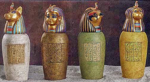Canopic Jars – Part of Mummification to store organs | Elixir Of Knowledge