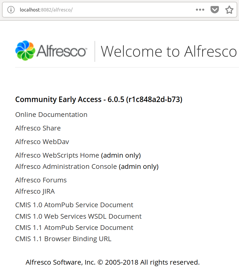 aegif Labo Blog: Alfresco 6 をインストールしてみよう