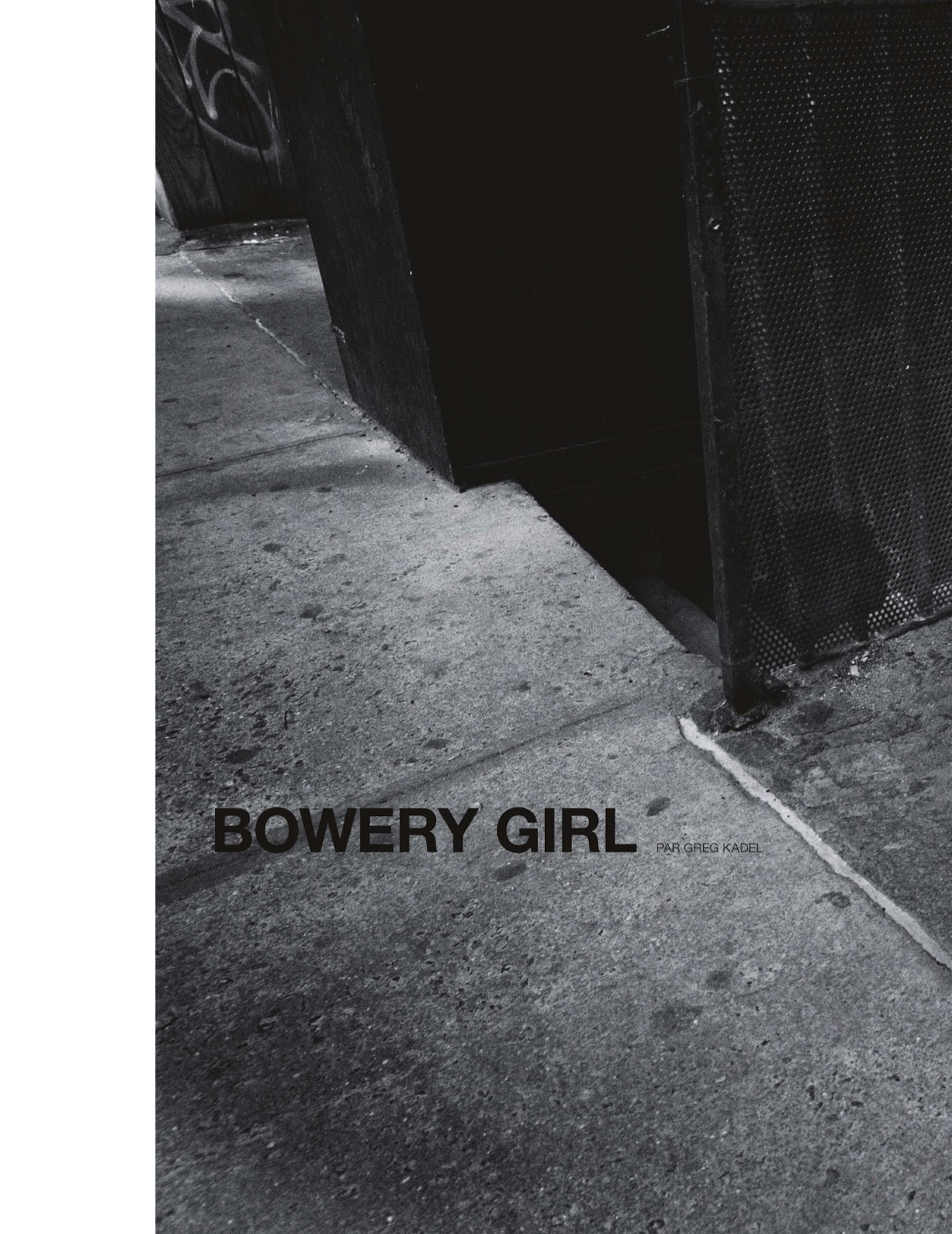 bowery girl: kremi otashliyska by greg kadel for numéro #144 june/july ...