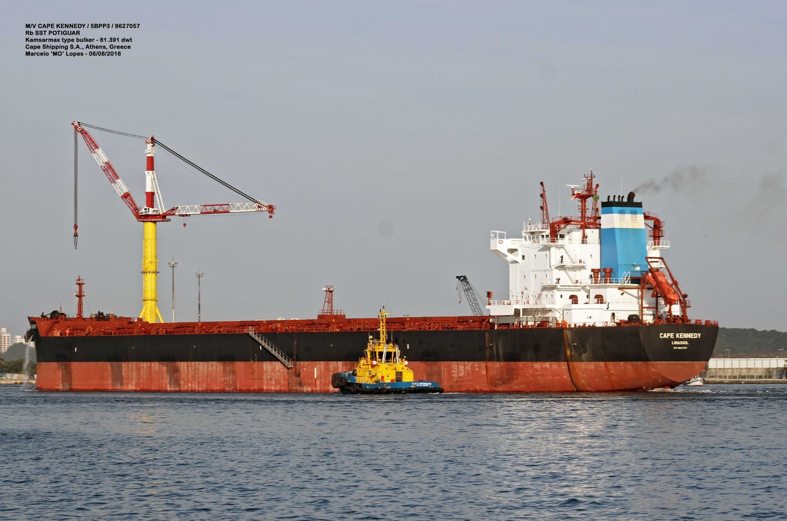 Santos Shiplovers: M/V Cape Kennedy / 5BPP3 - Kamsarmax type vessel ...