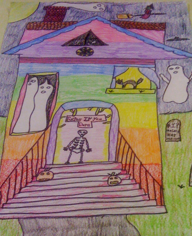 Nichols Art 2011 - 2012: Fifth Grade Haunted Houses