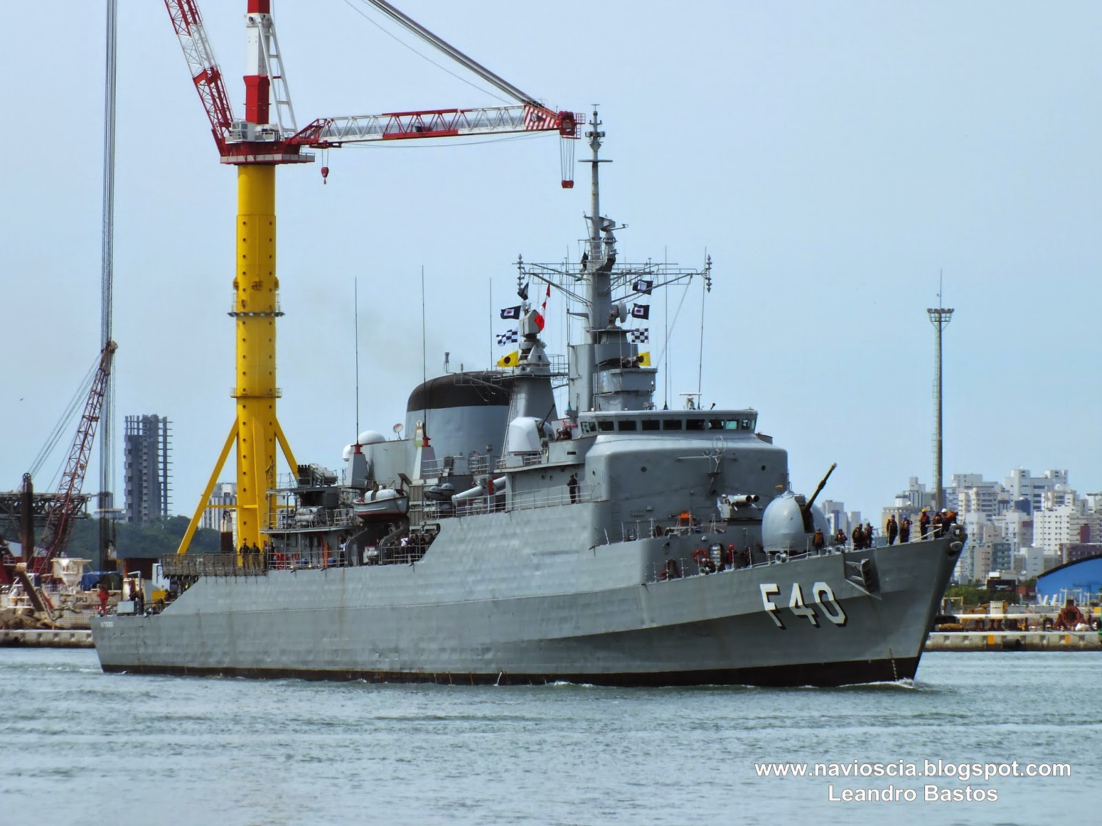Navios de Santos & CIA: Navio FRAGATA NITERÓI F40