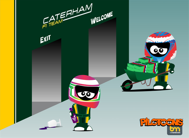 Continental Circus: Formula 1 em Cartoons (I): A saída de Trulli da ...