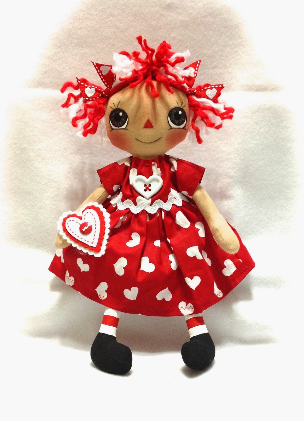 Cotton Candy Dolls: Valentine Rag Dolls 2014