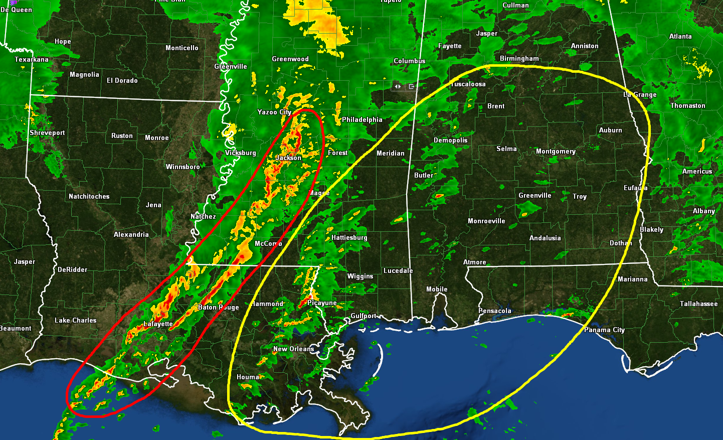 The Original Weather Blog: Widespread, Tornadic Storms Across the Deep ...