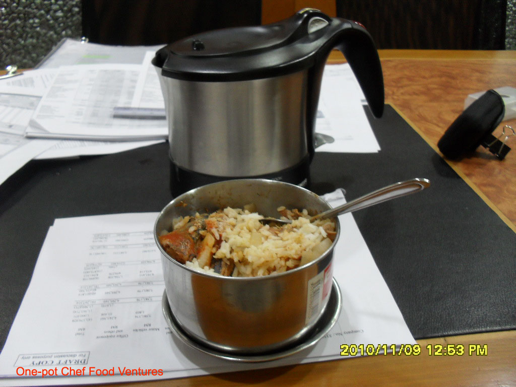 One-pot Chef Food Ventures: Double-boiled rice with canned Sardine ...