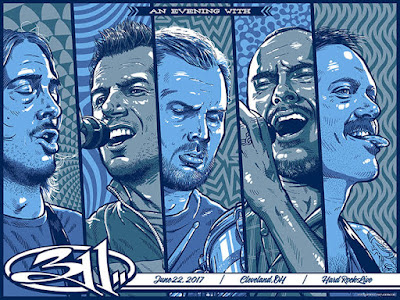 INSIDE THE ROCK POSTER FRAME BLOG: 311 Cleveland Summer Tour Kick Off ...