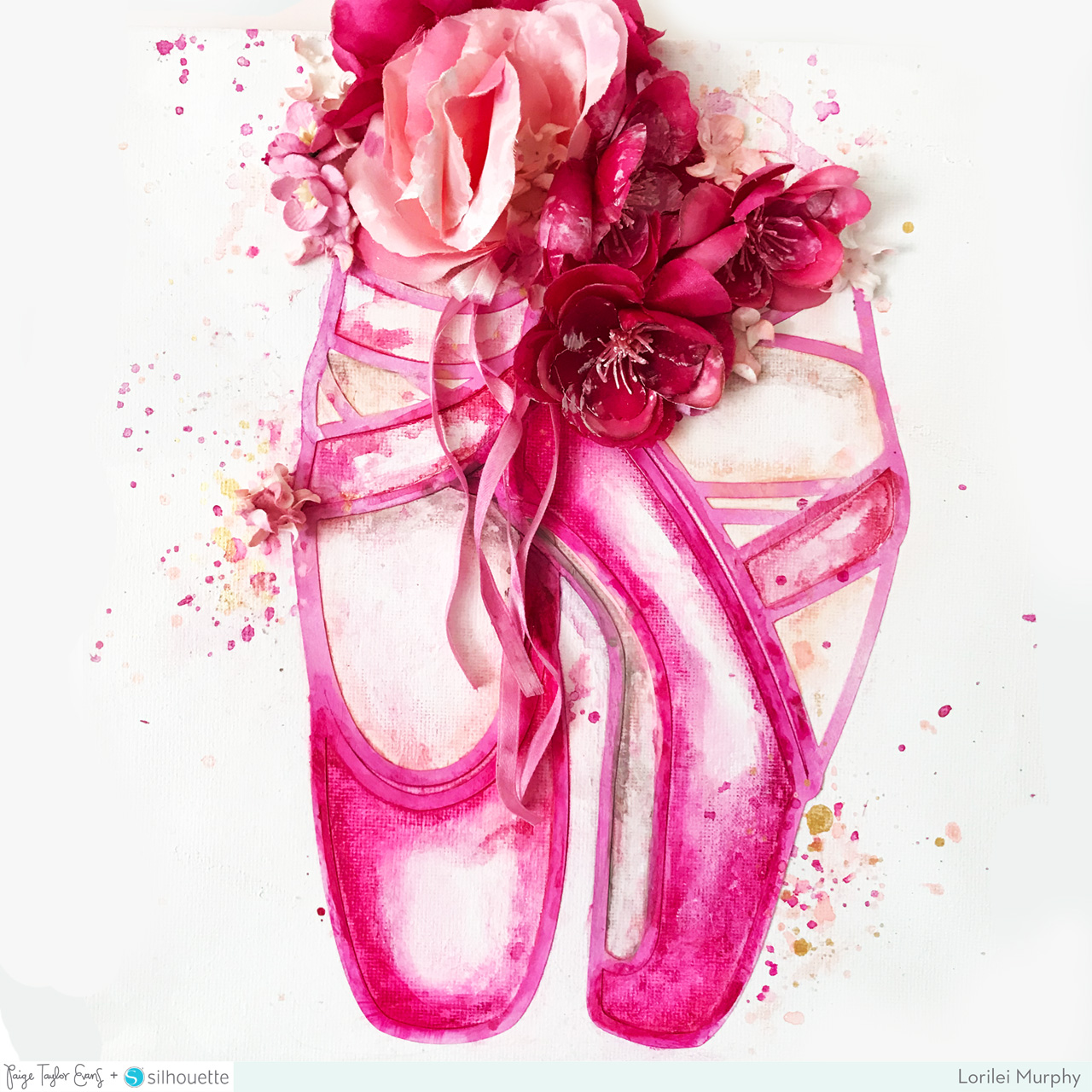 Ballet Slippers Canvas by Lorilei Murphy | Paige Taylor Evans