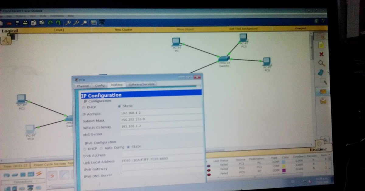 técnica de sistemas : cisco packet tracer