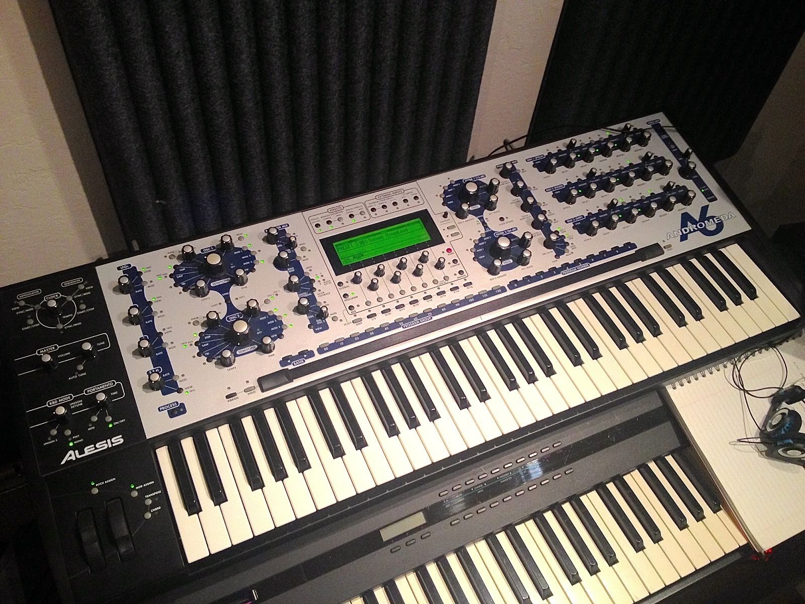 MATRIXSYNTH: Keyboard Magazine's Alesis A6 Andromeda Analog Synthesizer ...