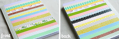 The Creative Place: DIY :: Lovely Washi Tape Notebook