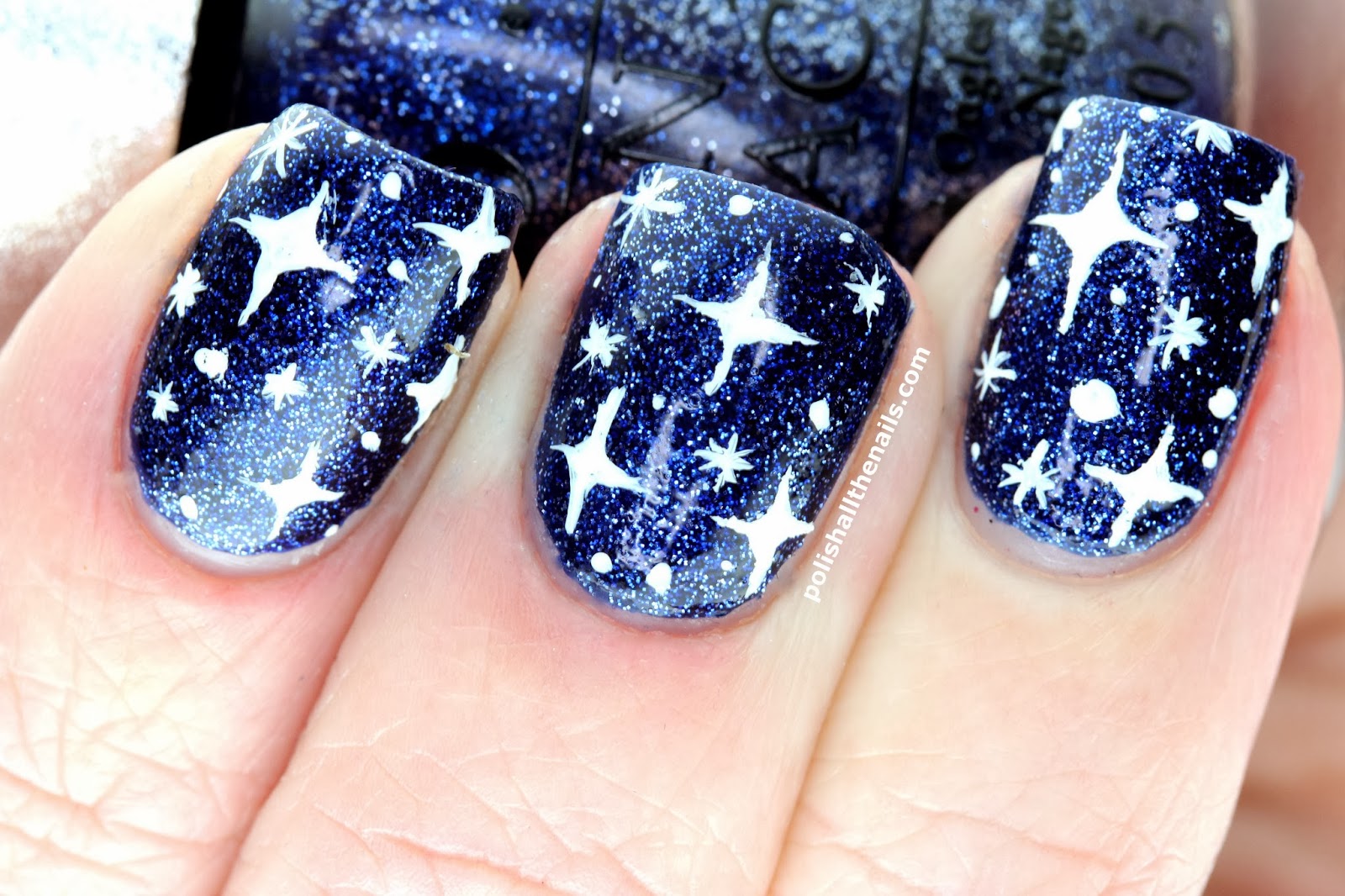 Nail Art: Review: OPI DS Lapis in a Starry Night Sky