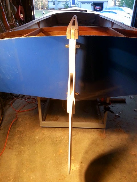 Tiller Rudder pintles and gudgeons