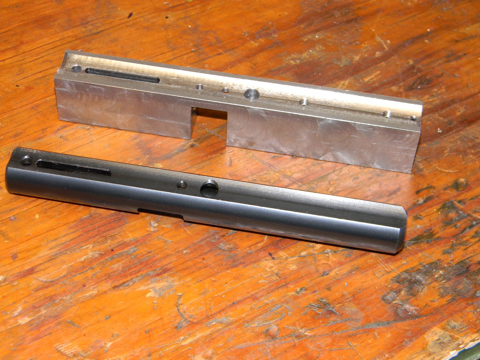 Another Airgun Blog: Custom Crosman Breech--Part 4 Lots of Holes