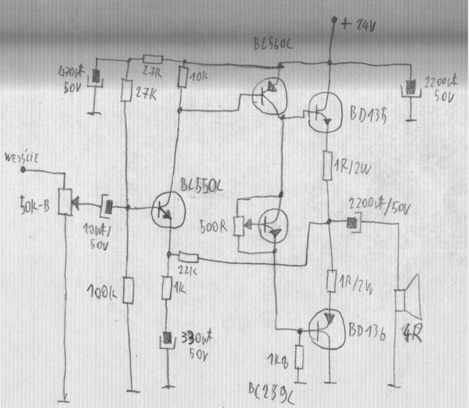 Eletrônica Paulino: Amplificador Transistorizado com BD135 e BD136
