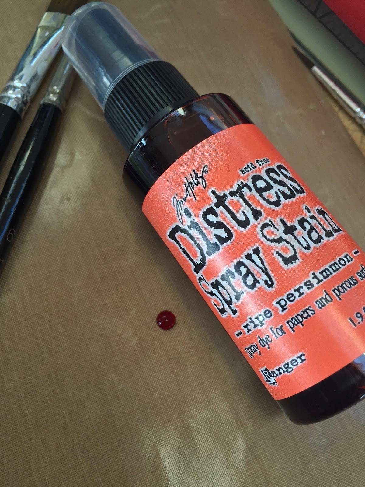 Studio 490: watercoloring with distress stains...