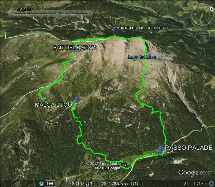 La tana del Papi: Passo Palade-Lago di Luco (Laugensee)-Monte Luco ...