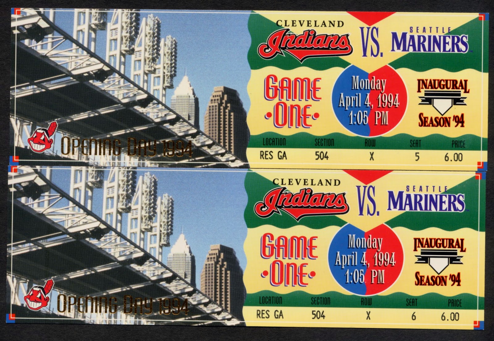 Frank's Place: Jacobs Field Opening: April 4, 1994