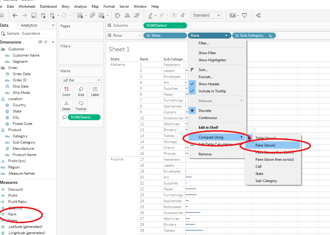 HOW TO USE RANKS IN REAL TIME SCENARIOS IN TABLEAU