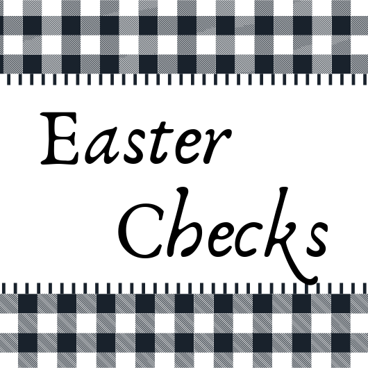 Slice of Pie Cookbooks & Entertaining: Buffalo Checks for Easter!