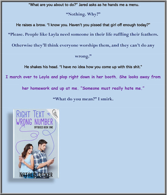 Book Blitz: Right Text Wrong Number by Natalie Decker! - DAILY WAFFLE
