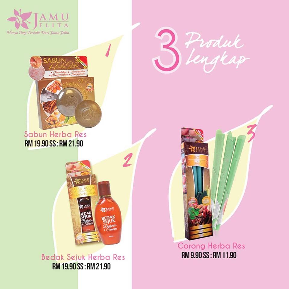 SET LENGKAP HERBA RES' JAMU JELITA | BEAUTY KIOSK