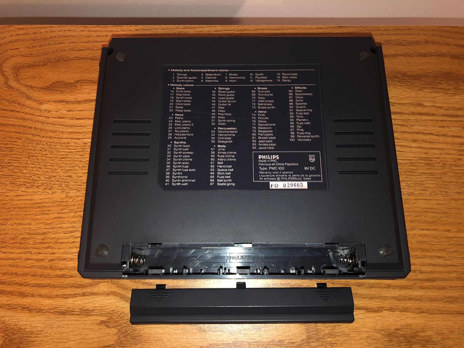 MATRIXSYNTH: Philips PCM100 - FM seq/synth SN 020665 w/ Docs