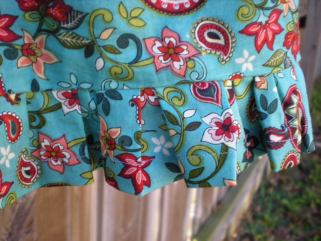 While They Snooze: Sewing: Tank Revamp Toddler Dress