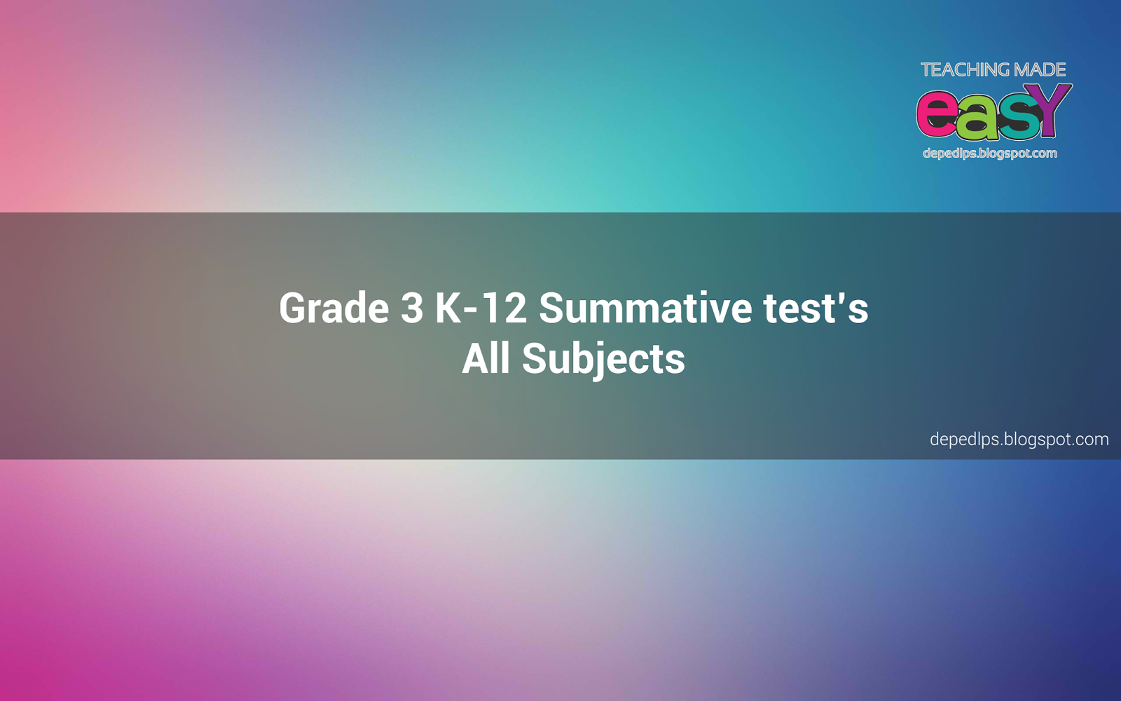 Mapeh G3 Q3 1st Summative Test
