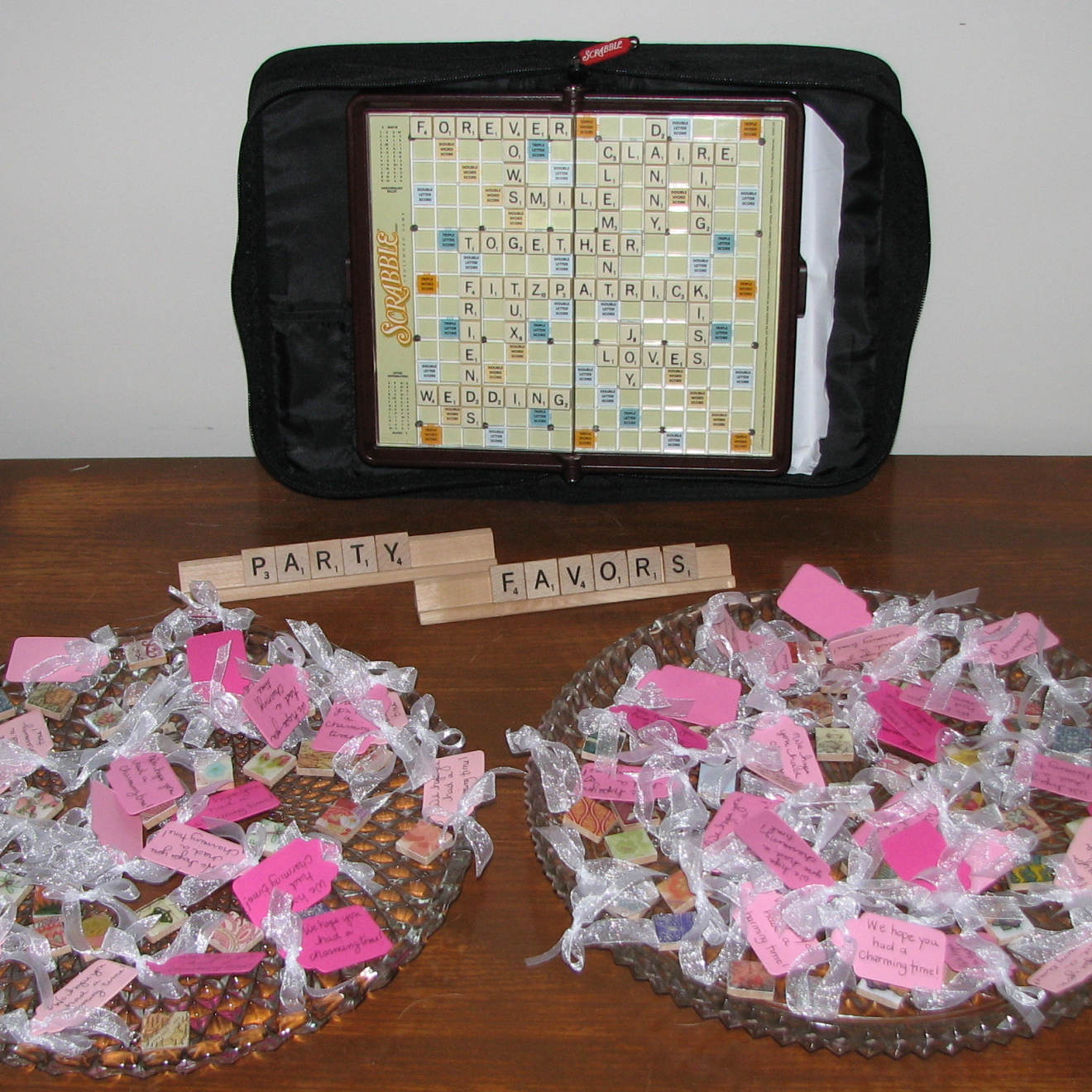 Clementine Knits: DIY Scrabble Themed Party
