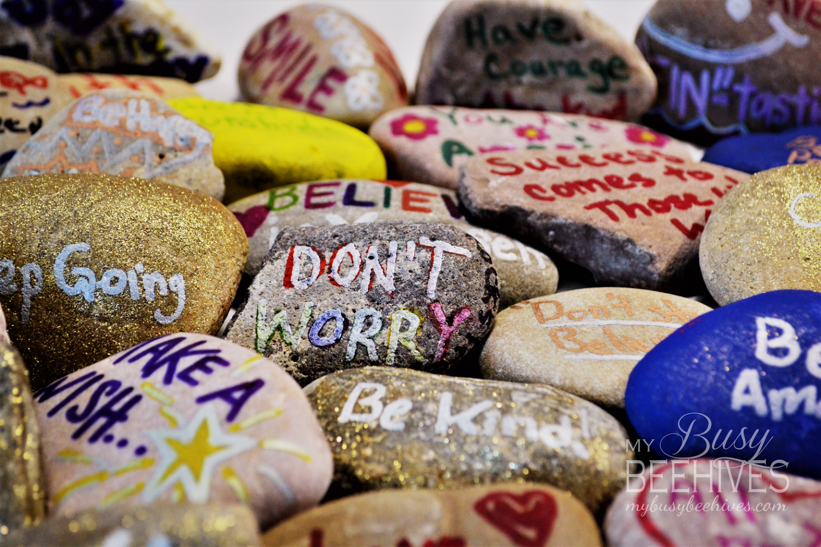 My Busy Beehives...: Kindness Rocks Project