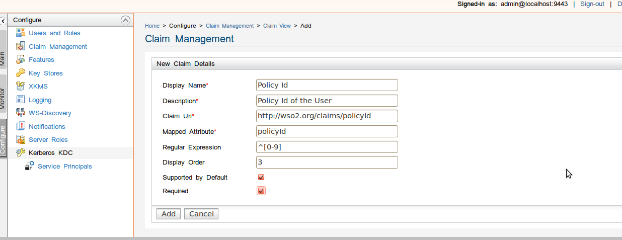 Claim management with WSO2 Identity Server | SOA Security