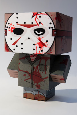 Friday The 13th : Jason Voorhees Cubee Papercraft | Paperized Crafts