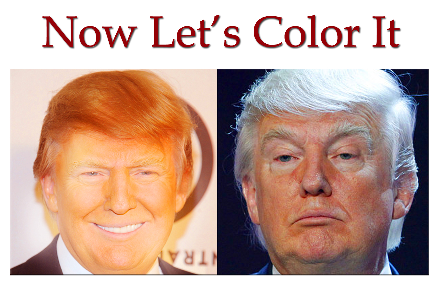 George Caroll / Hollywood Hair Stylist: Star Hair Style / Donald Trump