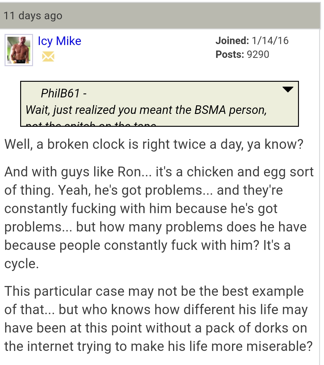 Ron Collins Facts: Is "Icy" Mike Pesesko of RKM Training A Bully?