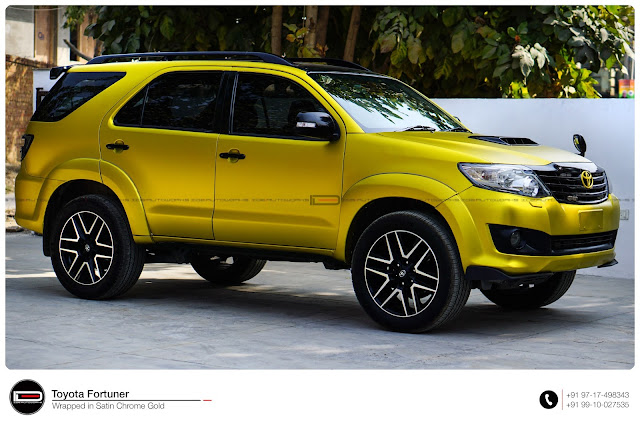 Toyota FORTUNER: Satin GOLD Chrome | IDE Autoworks
