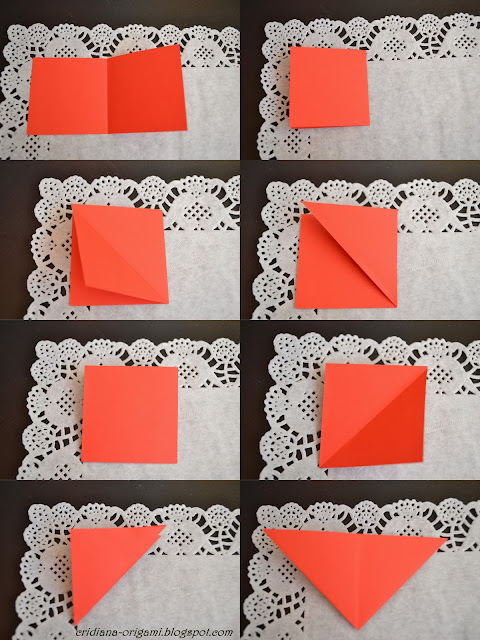 Tutorial inimioara origami
