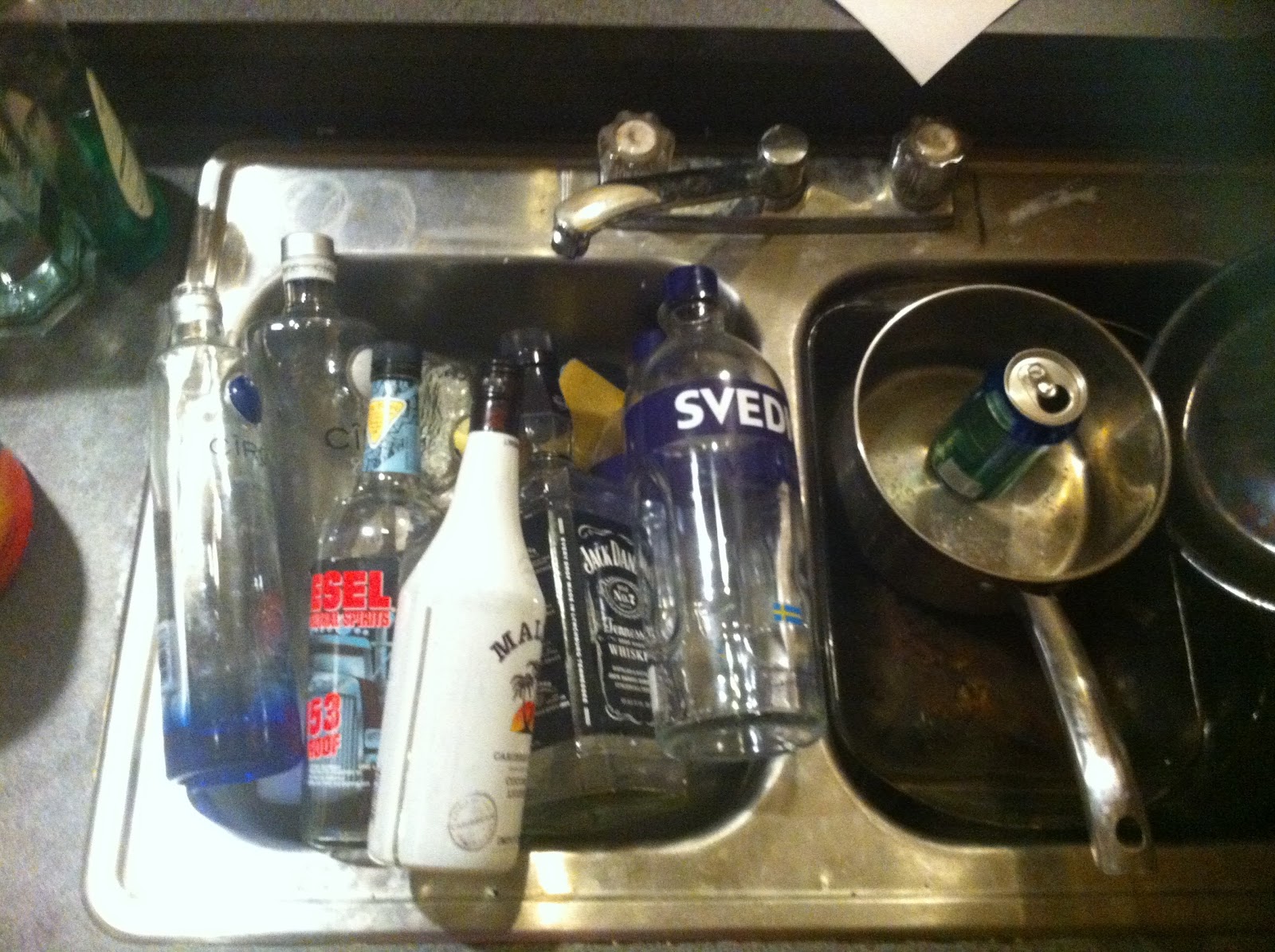 Live from Swaziland ... it's Saturday morning!: Ten 40 oz empty bottles ...