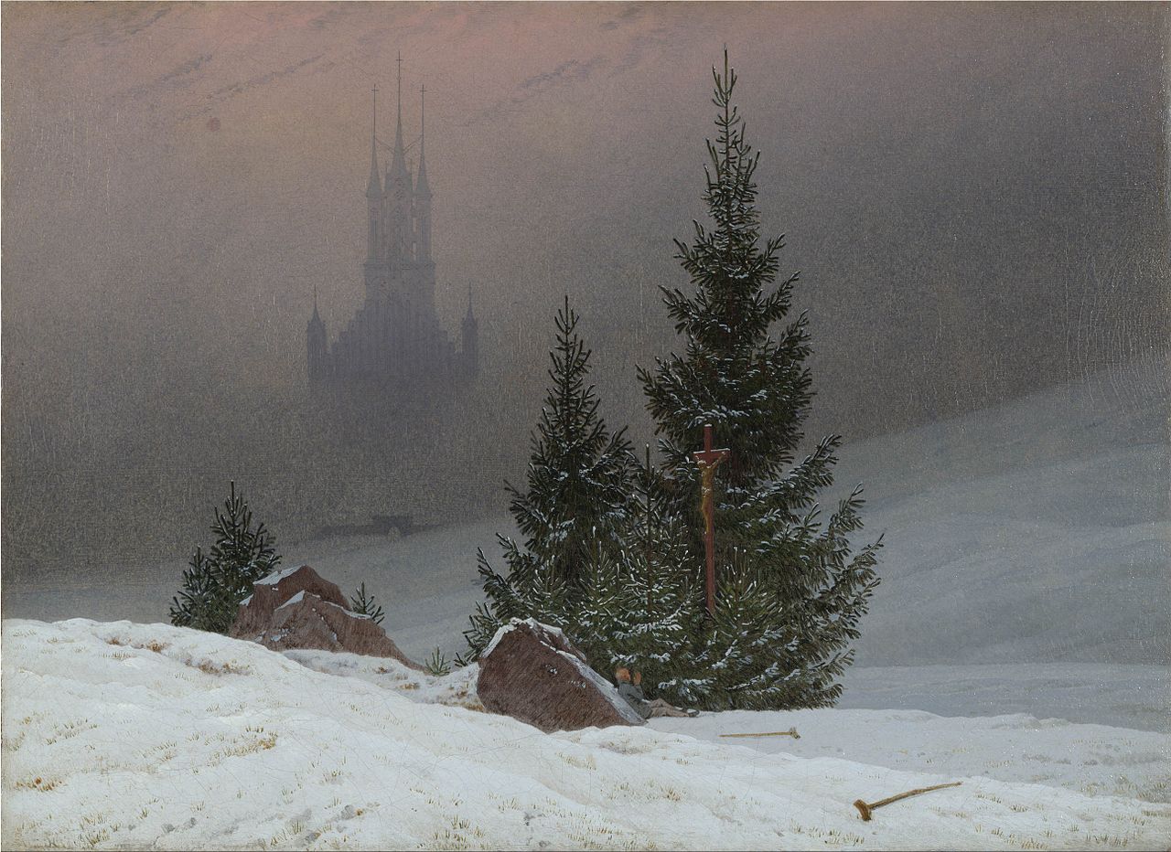 Caspar David Friedrich, Winter Landscape (Winterlandschaft) | Dark Classics