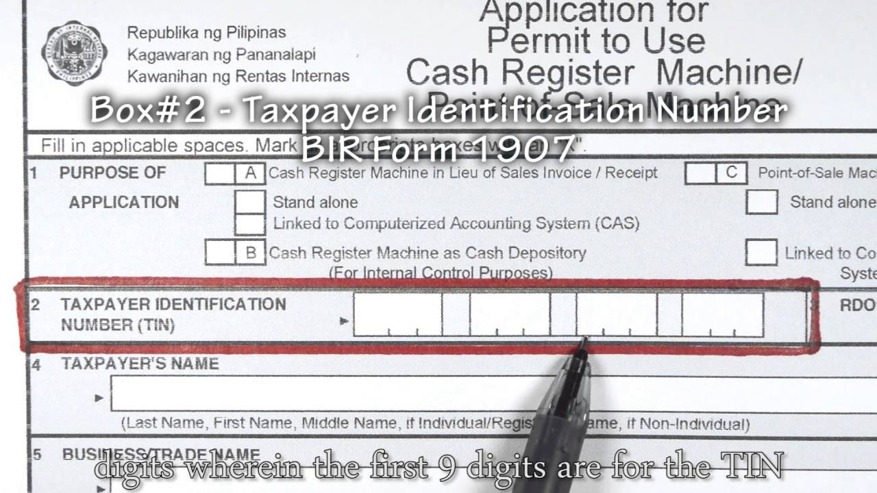 Taxpayer Identification Number