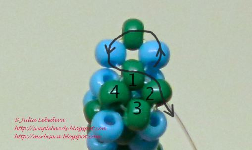 Beading for the very beginners: Cubic right angle weave (single thread ...