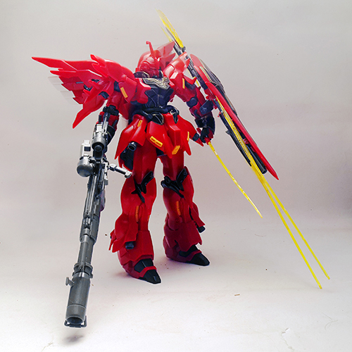 Rakit Singkat, Gundam Universal Century HG 1/144 Sinanju Daban Model ...