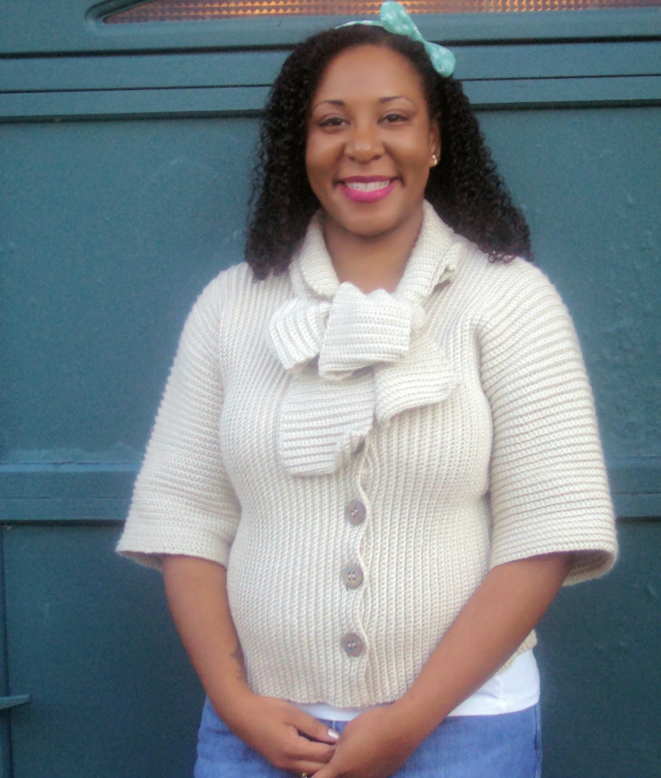 Erica, The Mad Stylist: Big Bow Cardigan