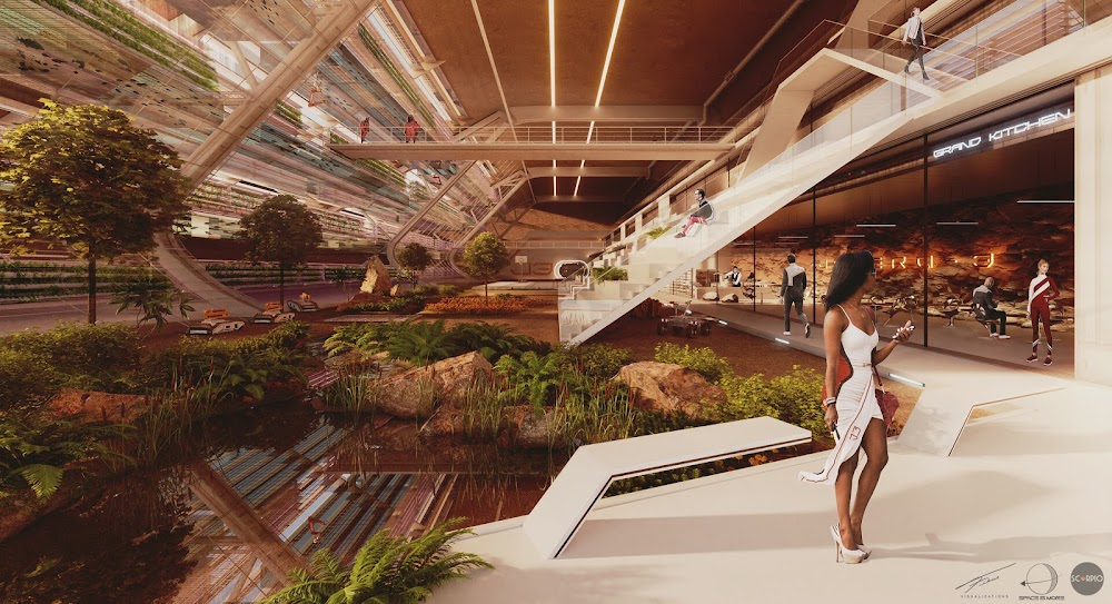 Mars colony by Space is More & Project Scorpio for Mars Colony Prize ...