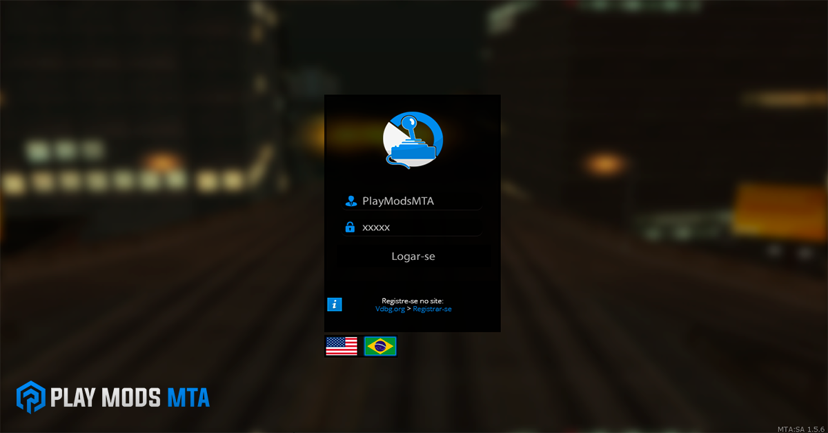MTASA - PAINEL DE LOGIN ( VDBGaming ) - MTA Brasil